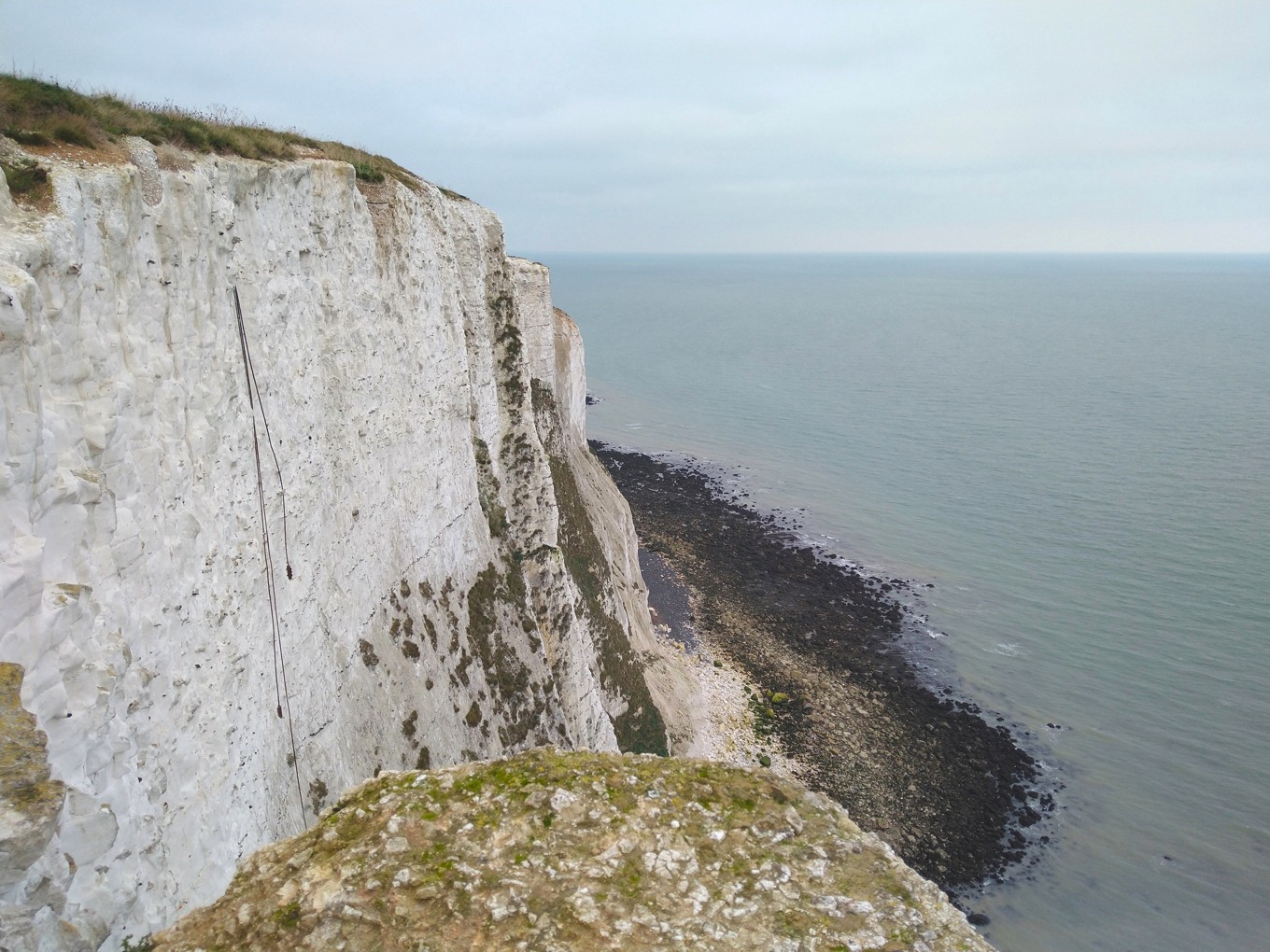 Vita klippor med fascinerande historia