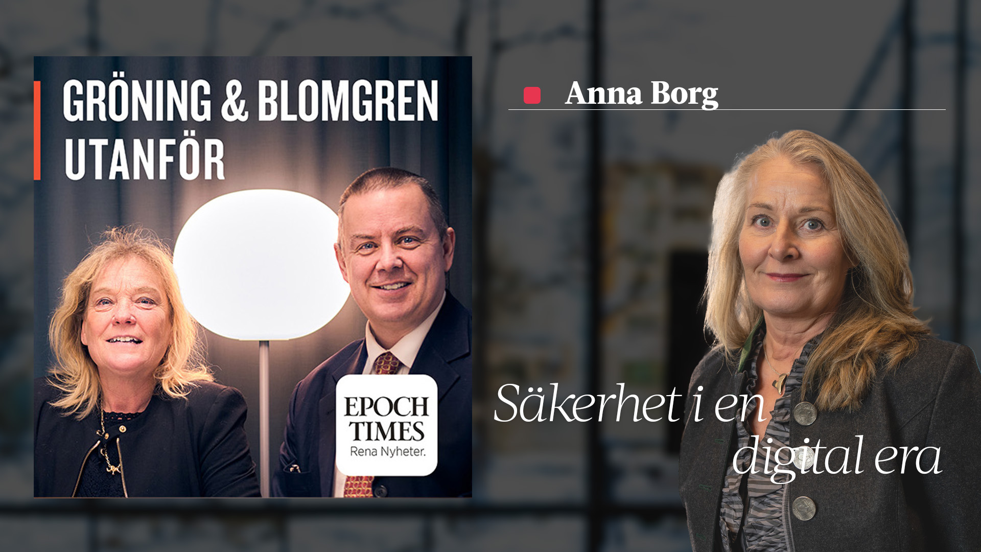 Säkerhet i digital tidsålder – med Anna Borg